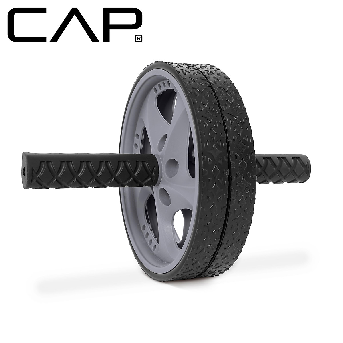 CAP Barbell Abdominal Wheel, Black/Gray