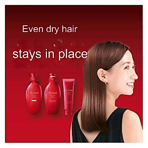 Tsubaki Premium Moist Shampoo (Refill) 330ml - Daily repair damaged hair from the core. Restore moisture and shine down to the tips.