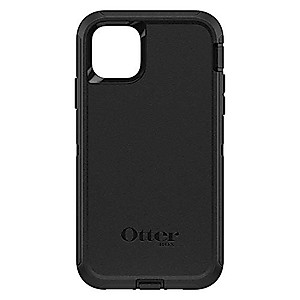 OtterBox iPhone 11 Pro Max Defender Series Case - BLACK, rugged & durable, with port protection, includes holster clip kickstand