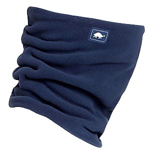 Turtle Fur Micro Fur Stretch Double Layer Neck Neckwarmer, Navy
