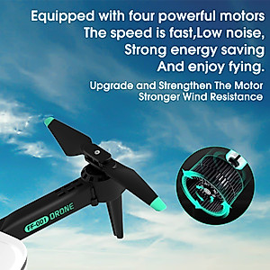 Drone with 4K FPV Dual Cameras,RC Aircraft Quadcopter with Headless,3D Flips,One Key Start,3 Speed Adjustment,2 Batteries 40 minutes of battery life, Foldable Drone for Kids,Adults,Beginners,Air Pressure Fixed Height,Christmas gift,Automatic Return,Optica