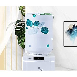 Water Dispenser Barrel Dust Cover Fabric Water Cooler Dust Proof Covers Decoration, Reusable Anti-dust Cover for Water Dispenser Bucket Protector for Standard 5 Gallons In Home, Office.[PLANT], White