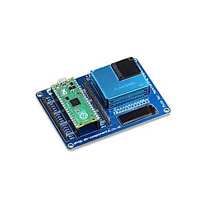 sb components Raspberry Pi Pico Air Monitoring Expansion PMSA003 Sensor Air Monitor HAT for Raspberry Pi Pico with inbuilt 0.91" OLED Display