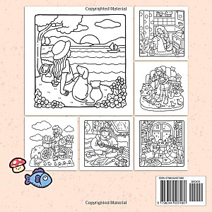 Girl Moments: Coloring Book for Adults and Teens Featuring Cute Cozy Daily Activities for Relaxation (Cozy Spaces Coloring)