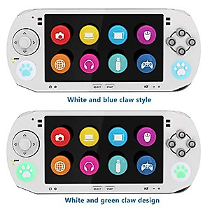 ibasenice Silicone Joystick Thumb Grip Covers with Cat Claw Pattern Adorable Animal Joystick Thumbstick Caps Covers for Game Controller