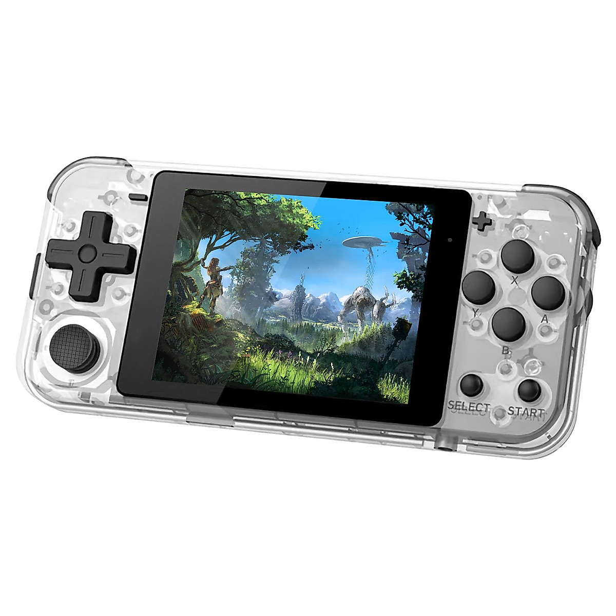 Q90 Portable Game Console, Open Source Linux System, Vibration Motor, 3000 Games, Compatible with Various Simulators（64G）