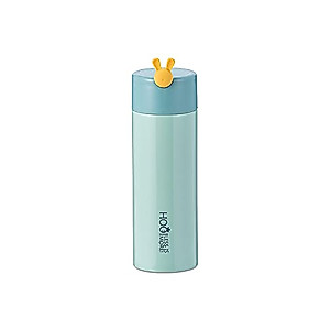 Litaymo Cute Stainless Steel Vacuum Insulated Water Bottle Double Wall Insulated Thermal Bottle Leakproof Vacuum Cup Travel Coffee Mug Green