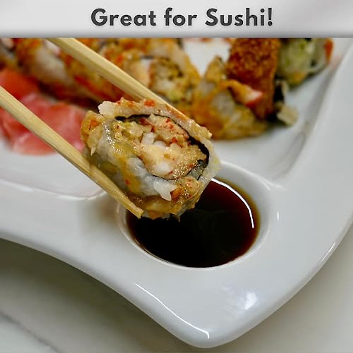 Il Bel Piatto 12-inch Premium Elegant Italian Porcelain Plates with Sauce Compartment - Premium Dining Plates Made in Italy (White, 4 Pieces)