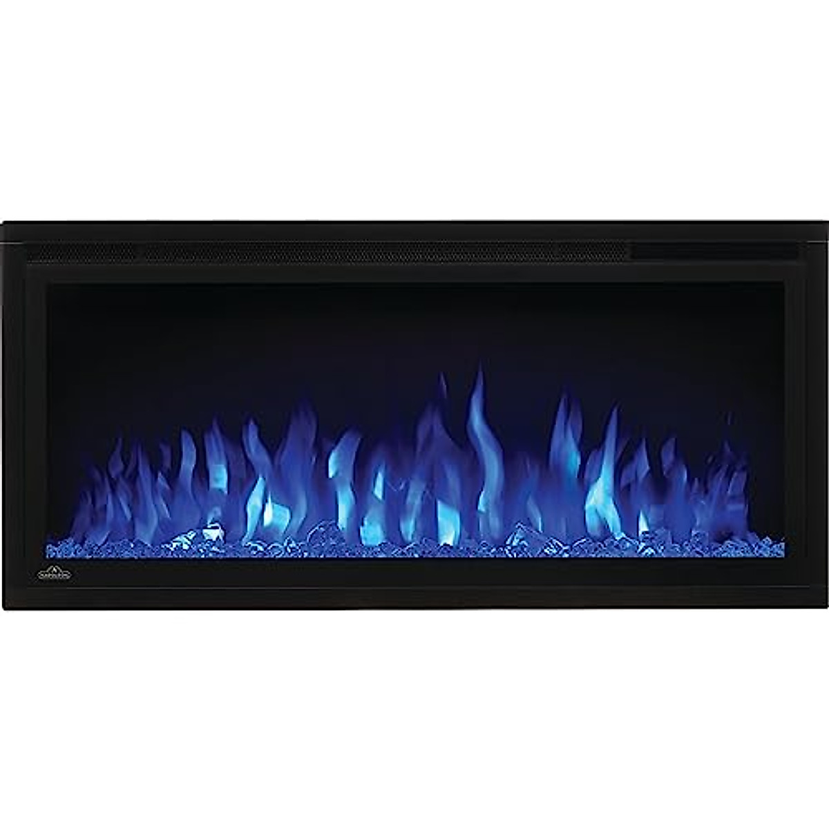Napoleon Entice 60 Wall Mount Slimline Electric Fireplace - Multi-Color Flames with Adjustable Flame Brightness and Speed - with Remote Control - NEFL60CFH