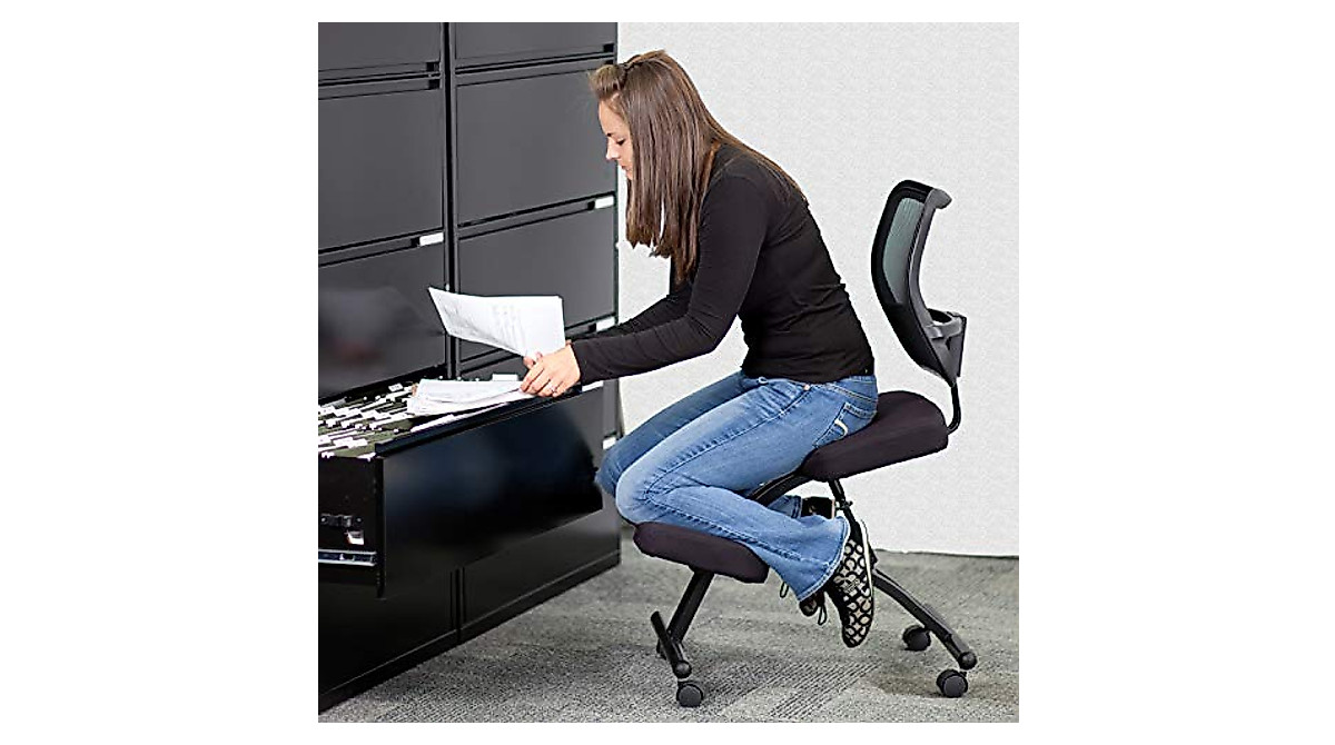 Ergonomic Kneeling Office Chair - Improve Posture & Comfort