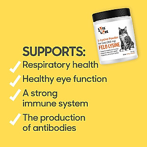 FELO LYSINE - L-Lysine Powder for Cats 300 mg (Thomas Pet Earlier), 12 oz