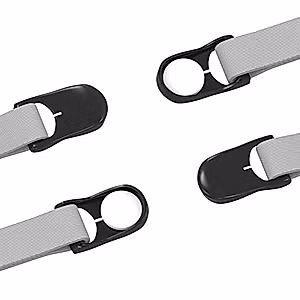 AirFit & AirTouch N20 / F20 / F30 / F30i Magnetic Headgear Clip (X4) Replacement Headgear Clips CPAP Supplies Fit for Resmed Airfit AirTouch Full Face Mask – 4 Clips – Black
