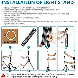 Neewer 18"/48cm LED Ring Light: 52W Dimmable LED Ringlight Makeup Selfie Light Ring with Stand/Soft Tube/Phone Holder/Filter for Camera Phone Photography YouTube TikTok Video Blogging Live Streaming