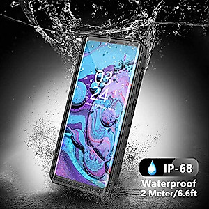 ANTSHARE for Samsung Galaxy S20 Case Waterproof, Built-in Screen Protector Heavy Duty Full Body Protective Shockproof Dustproof IP68 Underwater Clear Phone Case for Galaxy S20 6.2 inch
