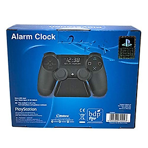 Paladone Playstation Controller Digital Alarm Clock - Officially Licensed Playstation Gamer Gifts and Room Decor