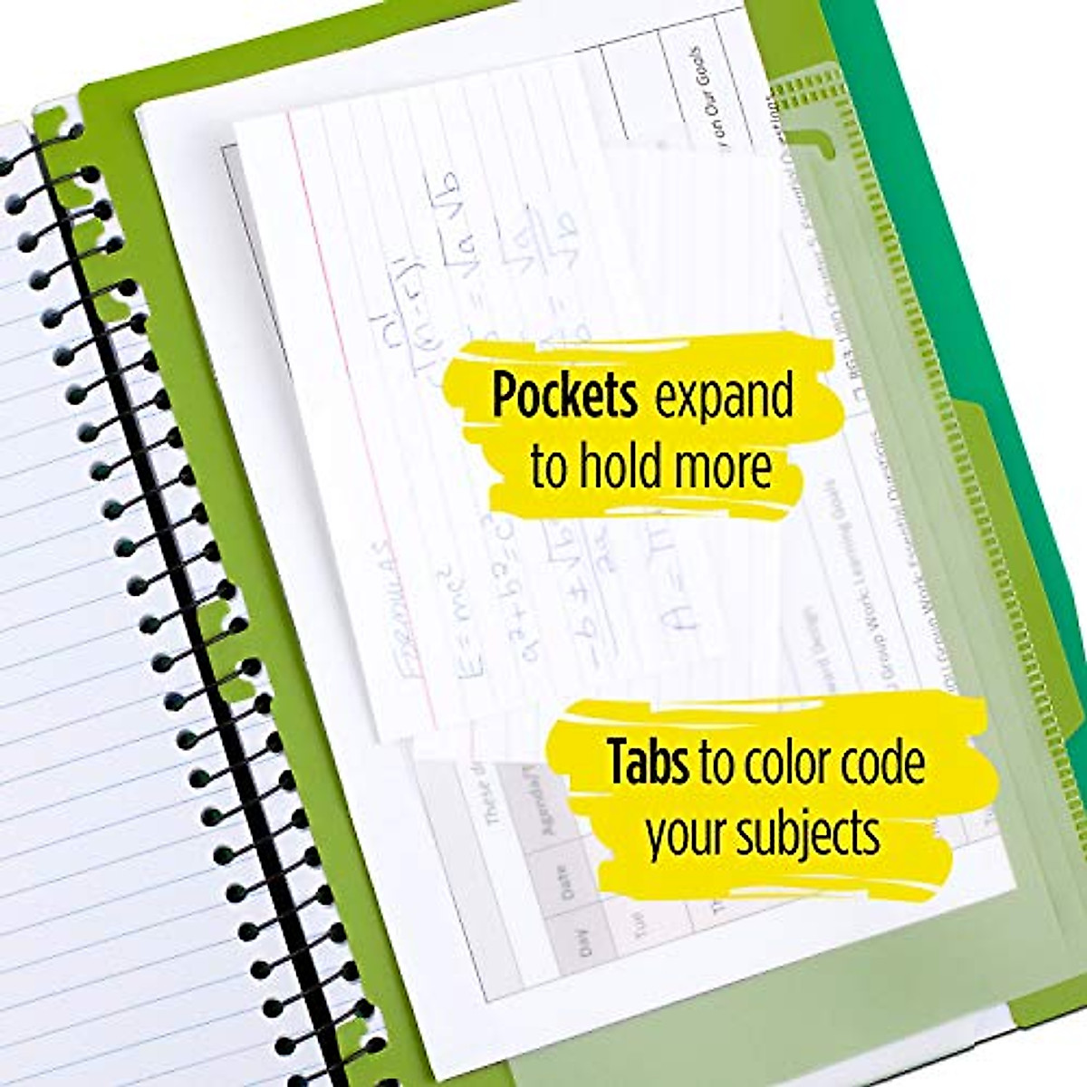 Five Star Advance Small Spiral Notebook, 2 Subject, College Ruled Paper, 100 Sheets, 9-1/2" x 6", Teal (73164)