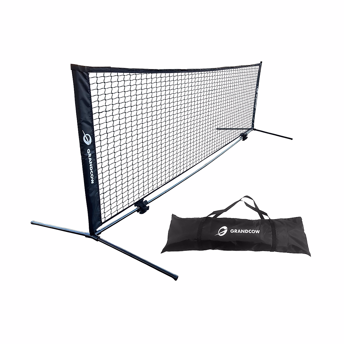 Portable Quick Set Mini Tennis Net 10ft for Padel Tennis net, Tennis net, Pickleball net on Driveway Backyards with Carrying Bag (10 ft)