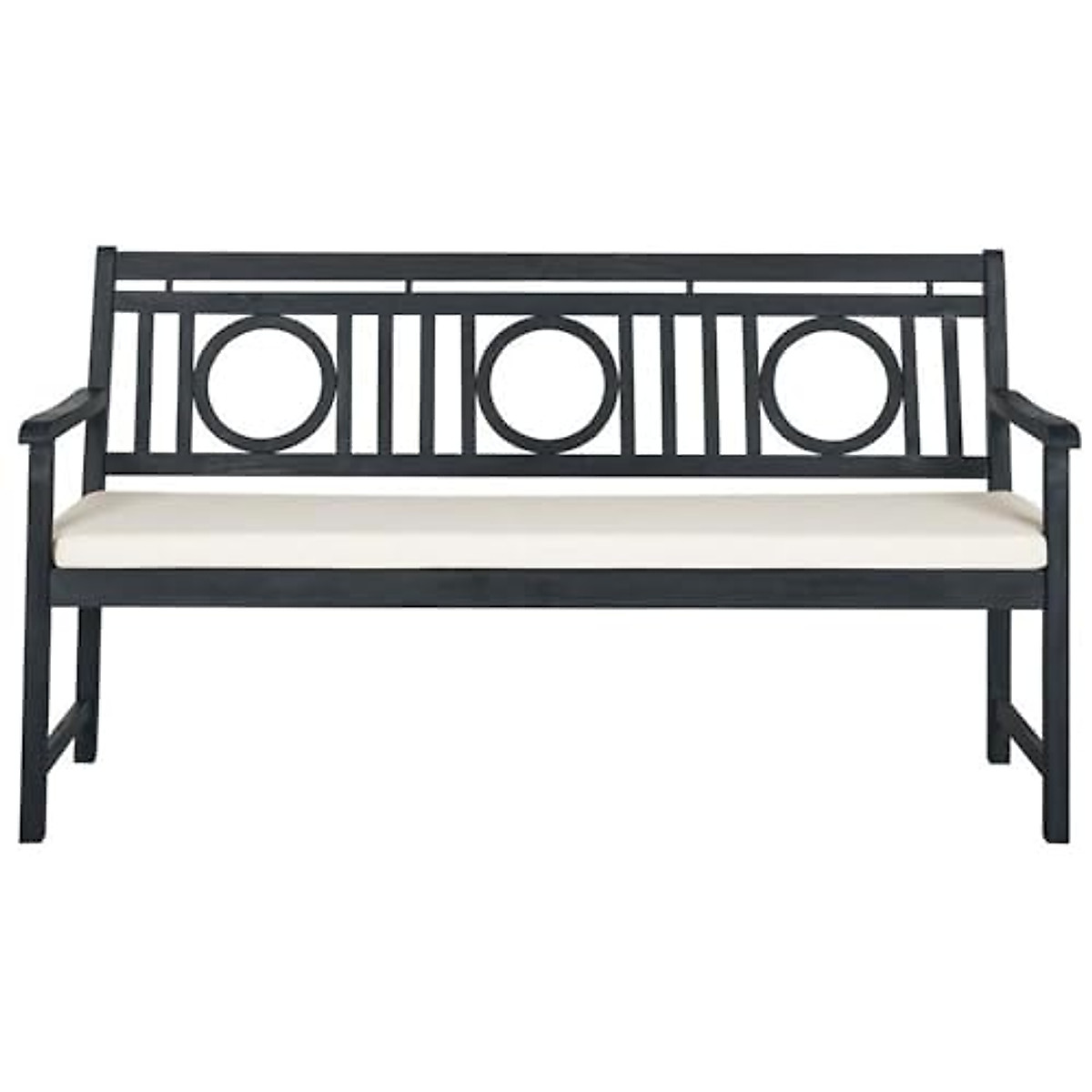 SAFAVIEH PAT6736A Outdoor Collection Montclair 3 Seat Bench