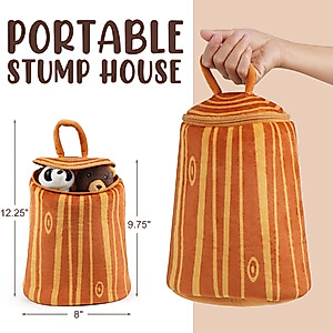 BenBen Dinosaur Stuffed Animals, 5 Small Dinosaur Plush Dolls and Egg Bag Toys Set, Dino Plushies, Cute Stuff for Kids Girls Boys, Baby Shower, Easter Basket Stuffers