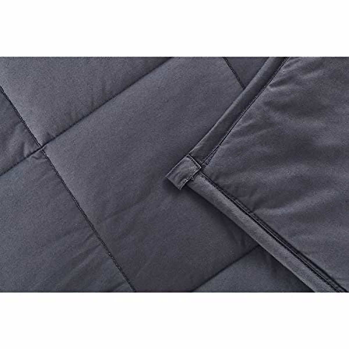 RelaxBlanket Weighted Blanket | 60''x80'',10lbs | for Individual Between 90-140 lbs | Premium Cotton Material with Glass Beads | Dark Grey