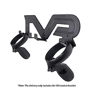 VR Headset Stand,VR Wall Mount Stand Hook,Universal Headset Storage Rack Holder,VR Headset Touch Controller Display Holder for Viv e/Playstatio n VR/OculusRift S/OculusQuest