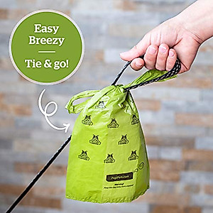 Pogi's Pet Supplies Poop Bags - 300 Dog Poop Bags with Easy-Tie Handles - Scented, Leak-Proof, Earth-Friendly Poop Bags for Dogs