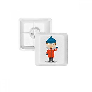 DIYthinker Cold South Pole Cartoon Keycap Mechanical Keyboard PBT Gaming Upgrade Kit