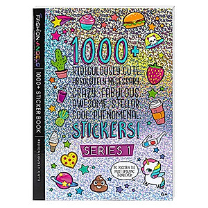 Fashion Angels 1000+ Ridiculously Cute Stickers for Kids - Fun Craft Stickers for Scrapbooks, Planners, Gifts and Rewards, 40-Page Sticker Book for Kids Ages 6+ and Up