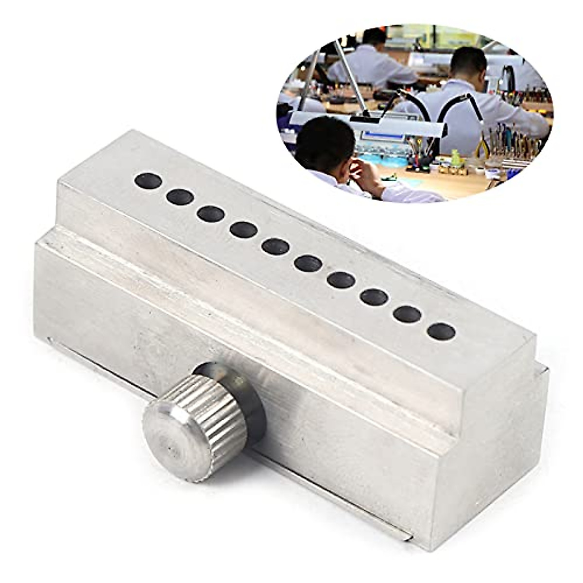 F3007G Steel Watchmaker Tool for Tightening Watch Minute Wheel Reaming Gearwheel