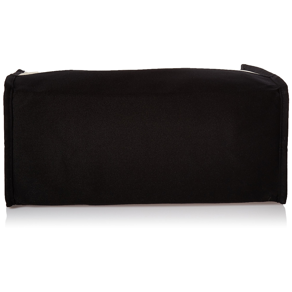 Mud Pie Classic Black and White Initial Canvas Tote Bags (B), 100% Cotton, 17" x 19" x 2"