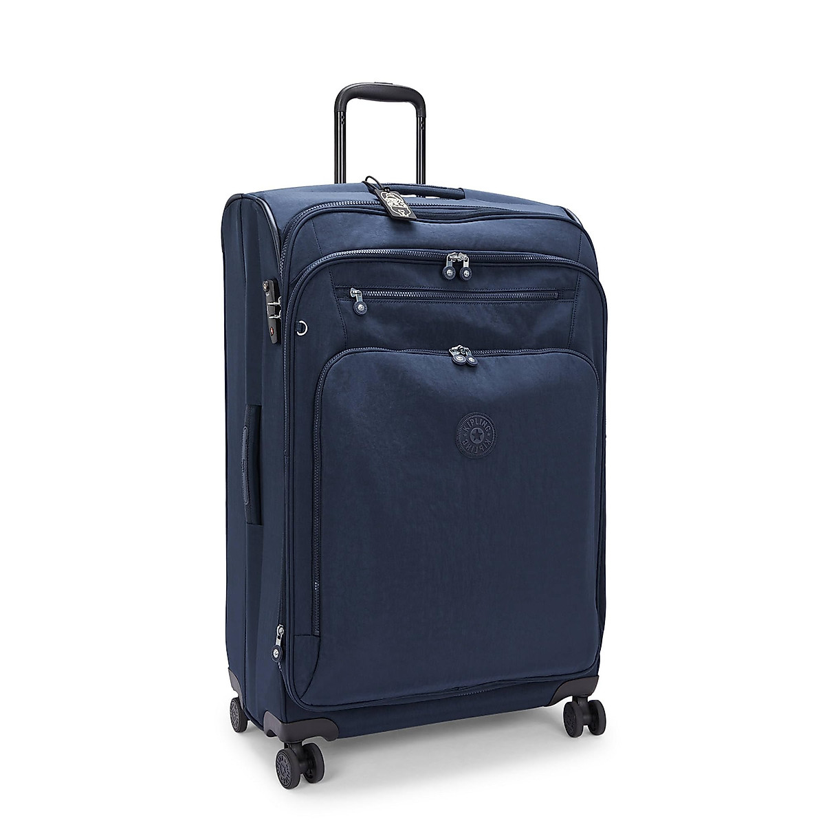 Kipling Youri Spin Large 4 Wheeled Rolling Luggage Blue Bleu 2