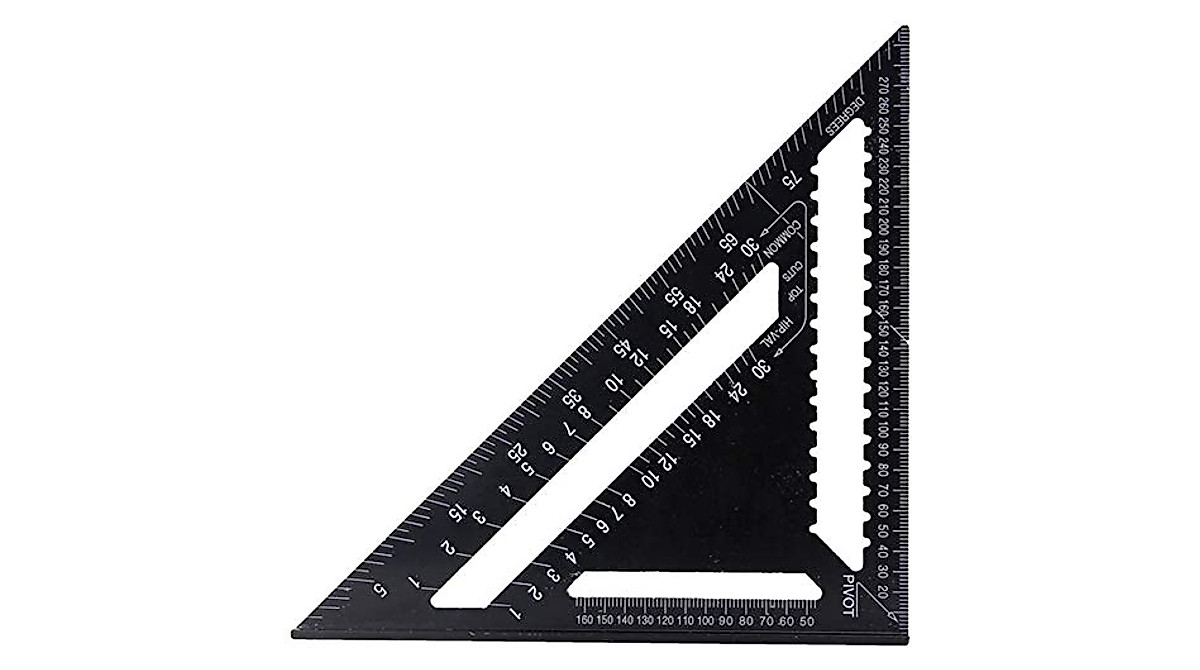 12-Inch Rafter Square Tool for Accurate Layouts