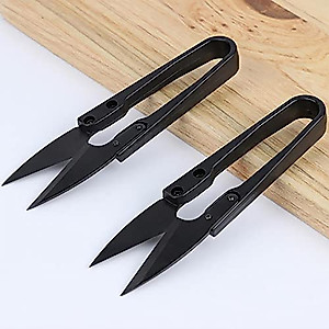 JINJIAN Bonsai Pruning Scissors 12PCS - Small Pruner Shears Bud Leaves Trimmer Garden Shears for Plants, Gardening Clippers for Flower Bonsai Trimming Pruners Trimmers Secateurs(BLACK)