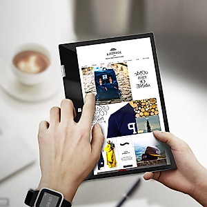 TOPOSH 2 in 1 Laptop, Windows 10 Home Tablet,Ram 8GB ROM 256GB SSD,11.6Inch Touch Screen,Processor Celeron N4120, Metal Body, WiFi and Bluetooth- Silver