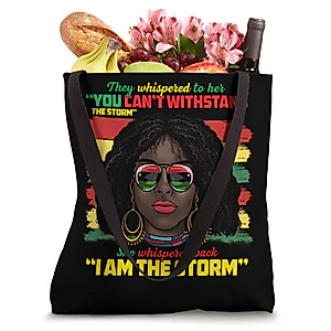 Black African American Ladies Black History Month Women Tote Bag