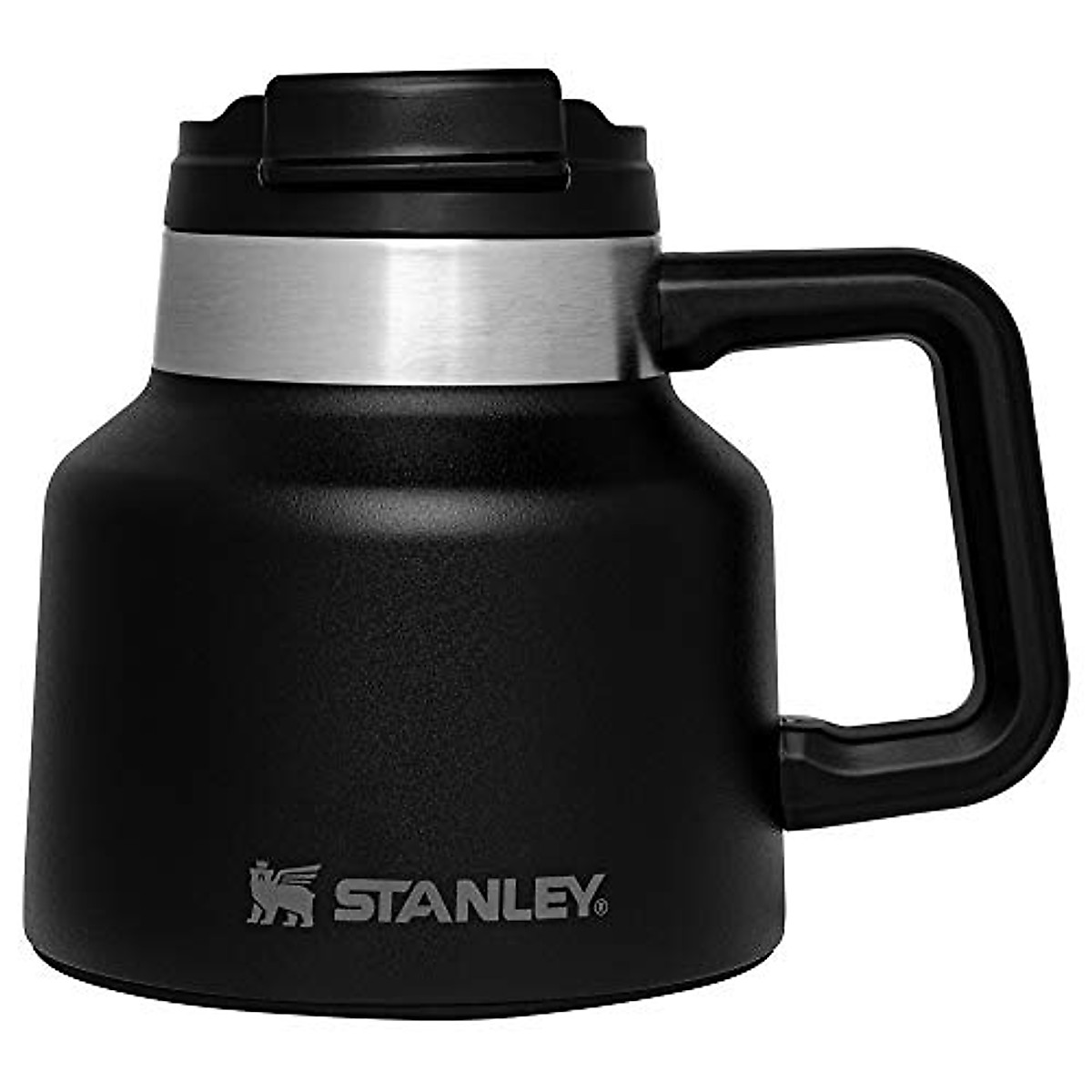 Stanley 10-02873-038 The Tough-To-Tip Admiral's Mug Matte Black 20OZ / .59L