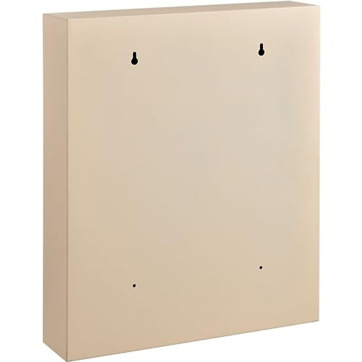 Global Industrial Medical Security Cabinet with Double Key Locks, 14"W x 3-1/8"D x 17-1/8"H, Beige