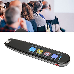 2.99-inch Translator Pen with Offline Voice Database, 111 Languages 30W Pixels, IPS Touchscreen C Scanner, Audio/Video Recording Support, Dual Microphones, HD Noise Reduction for Picture Texts