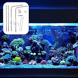 iplusmile Fish Tank Accessory Aquarium Lighting Holder Fish Tank Light Stand Kit, Adjustable Fish Tank Light Rack Aquarium Stand for Aquatic High LED Light Lamp Light Hanging Bracket