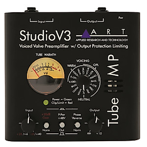 ART TubeMPSTV3 Variable Valve Voicing Tube Mic Preamp With Limiter