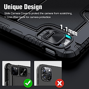 Nillkin iPad 10th Generation Case with Keyboard (10.9", 2022), Detachable Keyboard for iPad 10th Generation with Slide Camera Cover and Multi-Touch Trackpad, Protective Case with Pencil Holder