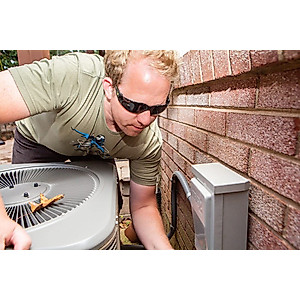 G & F Products 13017 EyePRO 12 pack Safety Glasses, safety goggles, Scratch, Impact, and Ballistic Resistant, smoke lens, 12 Pack