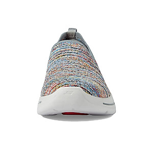 Skechers Go Walk Arch Fit Multicolored Knit Gray/Multi 7 B (M)