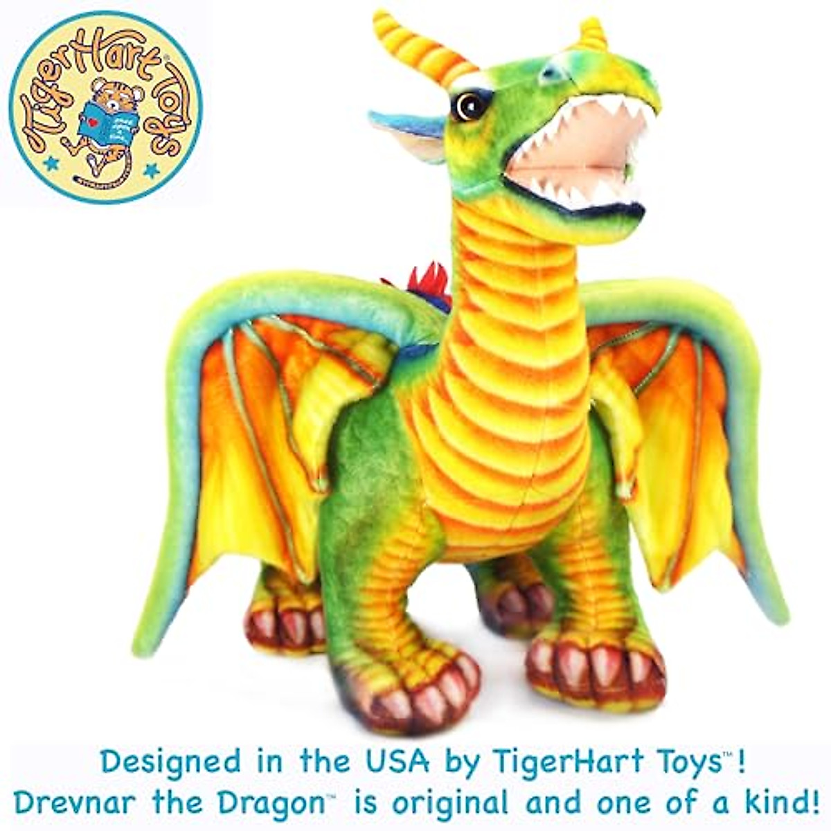 TigerHart Drevnar The Dragon - 24 Inch Stuffed Animal Plush
