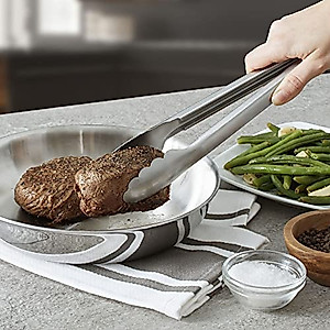 KitchenAid Universal Utility and Serving Stainless Steel Kitchen Tongs, Set of 2