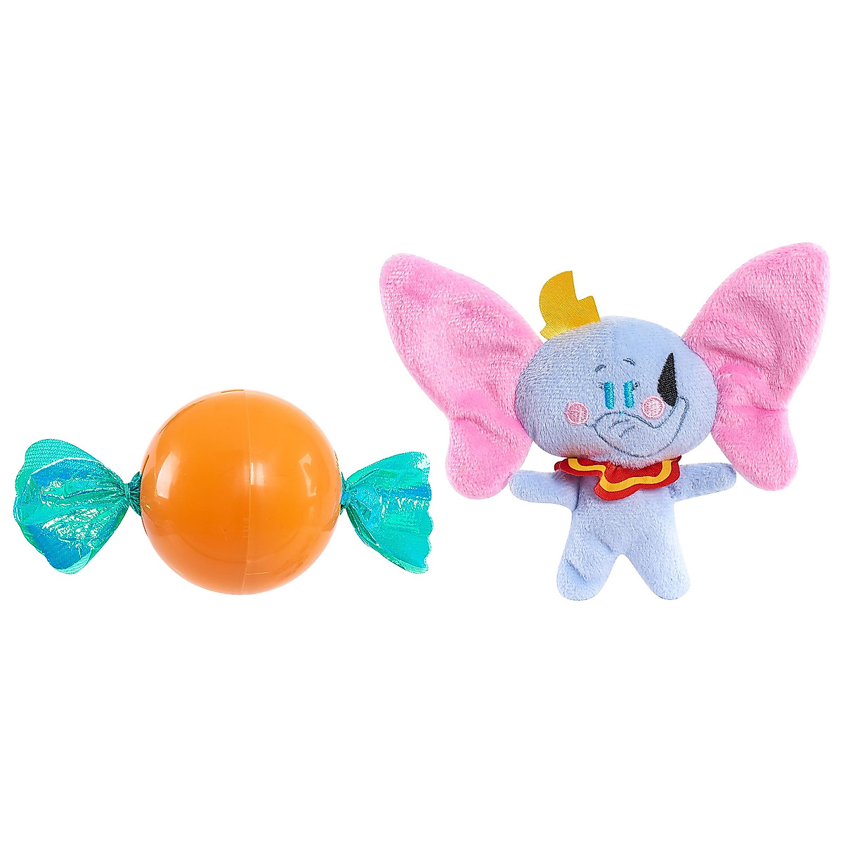 Disney Sweet Reveal Plush 4-Pack, Pull to Reveal 4 Sweet Plush Surprises, Kids Toys for Ages 2 Up, Amazon Exclusive by Just Play