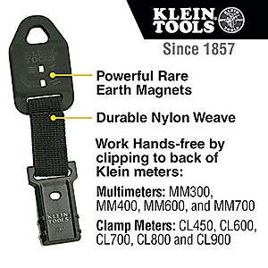Klein Tools 69417 Rare-Earth Magnetic Hanger, with Strap