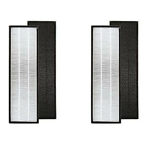 2 Pack FLT4825 True HEPA Air Purifier Filter B Replacement Compatible for GermGuardian Models AC4825 AC4850PT AC4900CA AC4820 PureGuardian AP2200CA