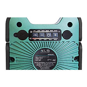 ALS Advanced Lighting Systems SPX601H-A 6000 Lumen Rechargeable LED Aluminum Work Light, with Integrated Power Bank