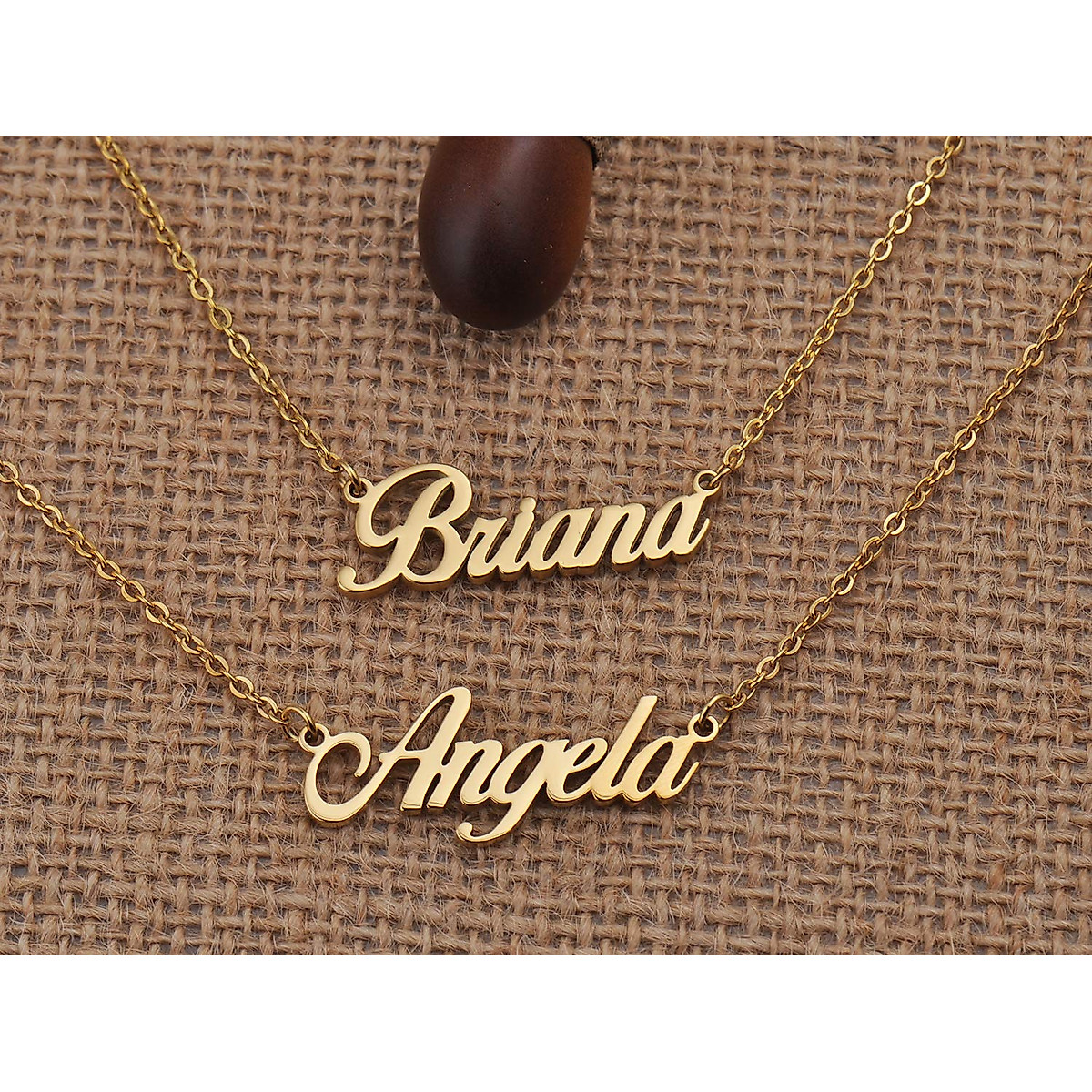HUAN XUN Personalized Any Name Necklace Charm Pendant Necklace for Mother New Mom Torin
